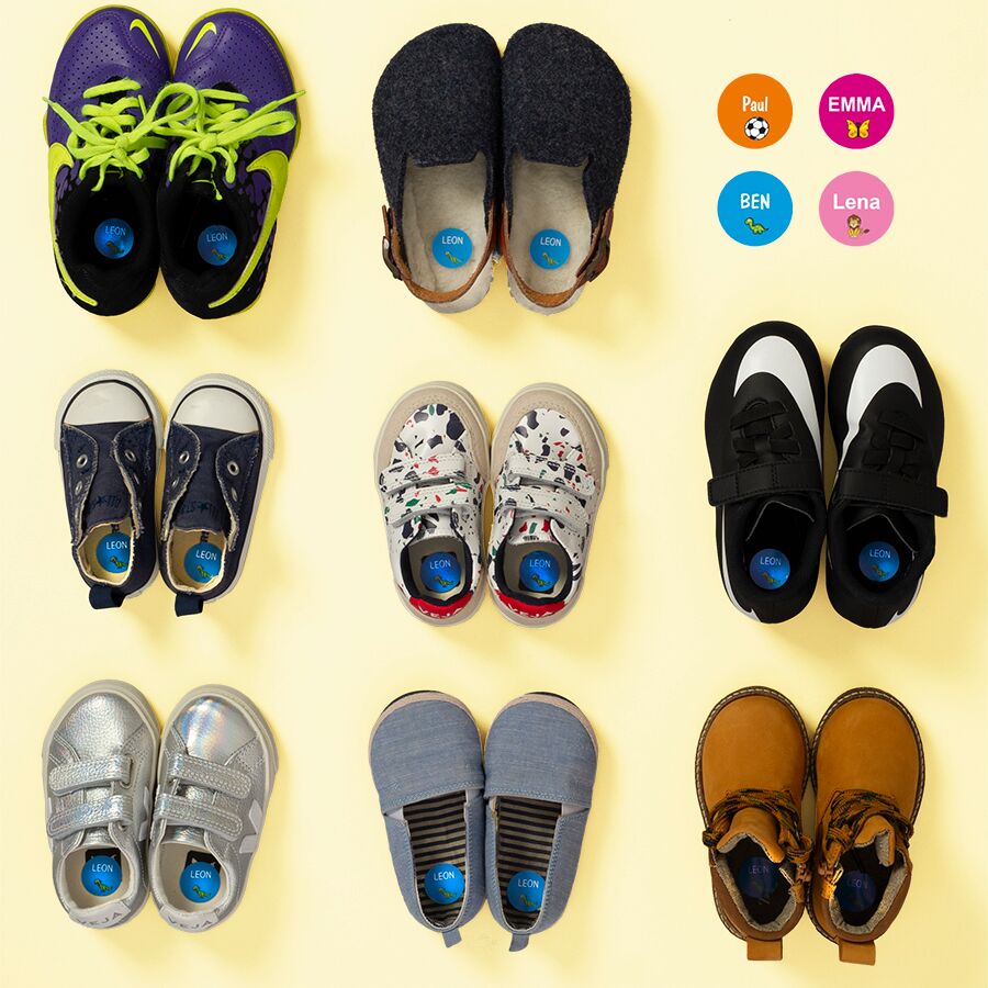 Design name stickers / labels online | Stickerella