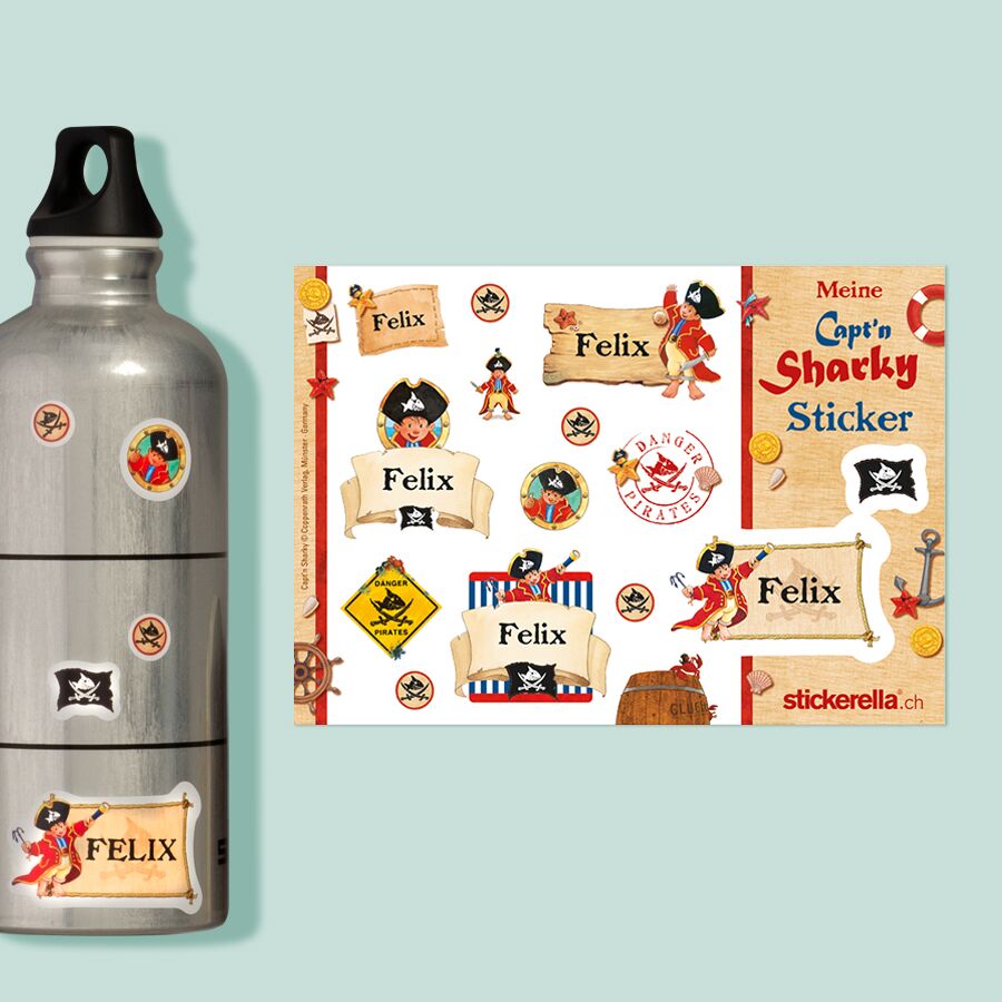 Cool sticker sets - name labels,... | Stickerella for clothing & more